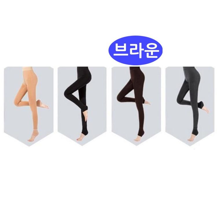 융레깅스 브라운 타이즈 방한레깅스 방한스타킹 홈플러스 택배배송