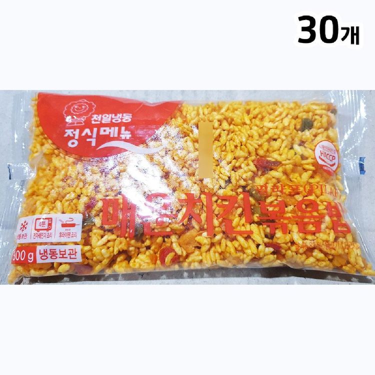 천일식품 매운맛치킨볶음밥300g X30 냉동볶음밥 즉석볶음밥 간편볶음밥 캠핑볶음밥 맛있 홈플러스 택배배송