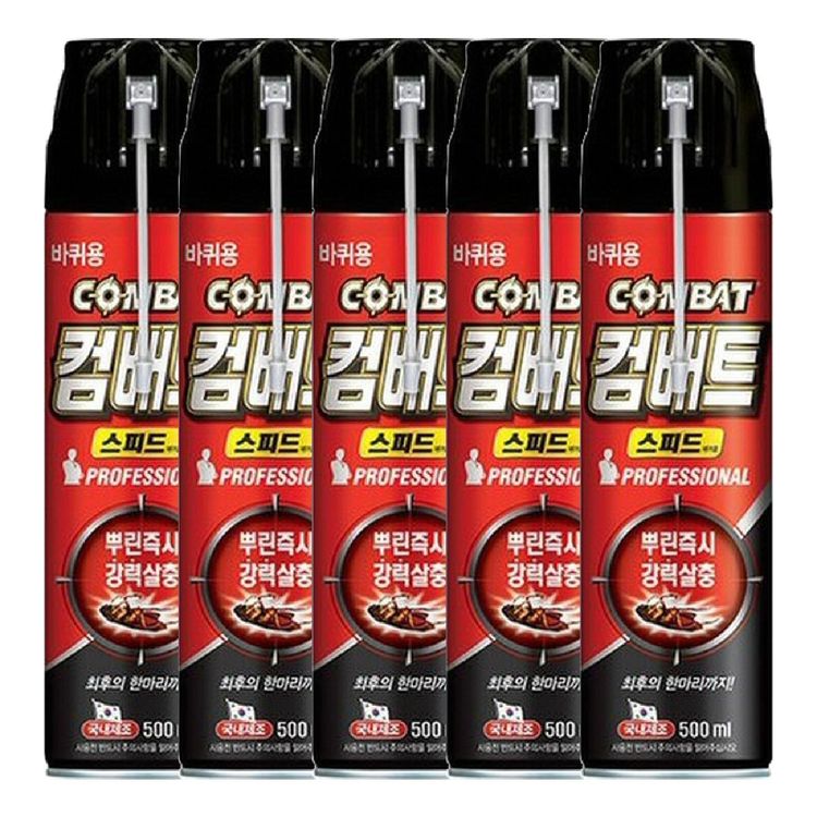 컴배트 스피드 에어졸 바퀴용 500ml X 5개 홈플러스 택배배송