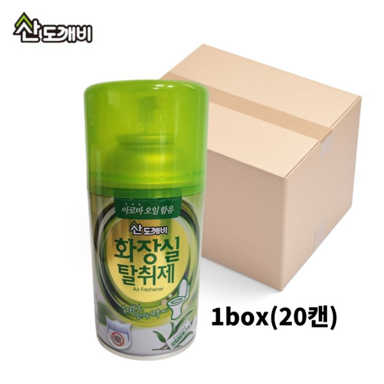 로엘리빙 향기속으로 1box 화장실탈취제 20개입 스프레이 캔타입 홈플러스 택배배송