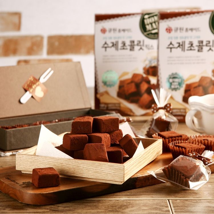 큐원 수제초콜릿 Diy 세트 믹스포함 파베초콜릿 만들기세트 홈플러스 택배배송