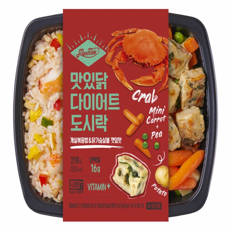맛있닭 다이어트도시락 게살 볶음밥 210g 홈플러스