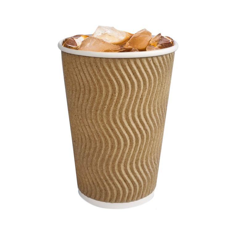 3중 단열 종이컵 웨이브 크라프트 13oz 50개 | 홈플러스 택배배송