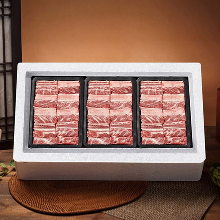 행복한목장 미국산 소갈비찜세트 24kg 800g×3 부직포가방 포함 홈플러스 택배배송