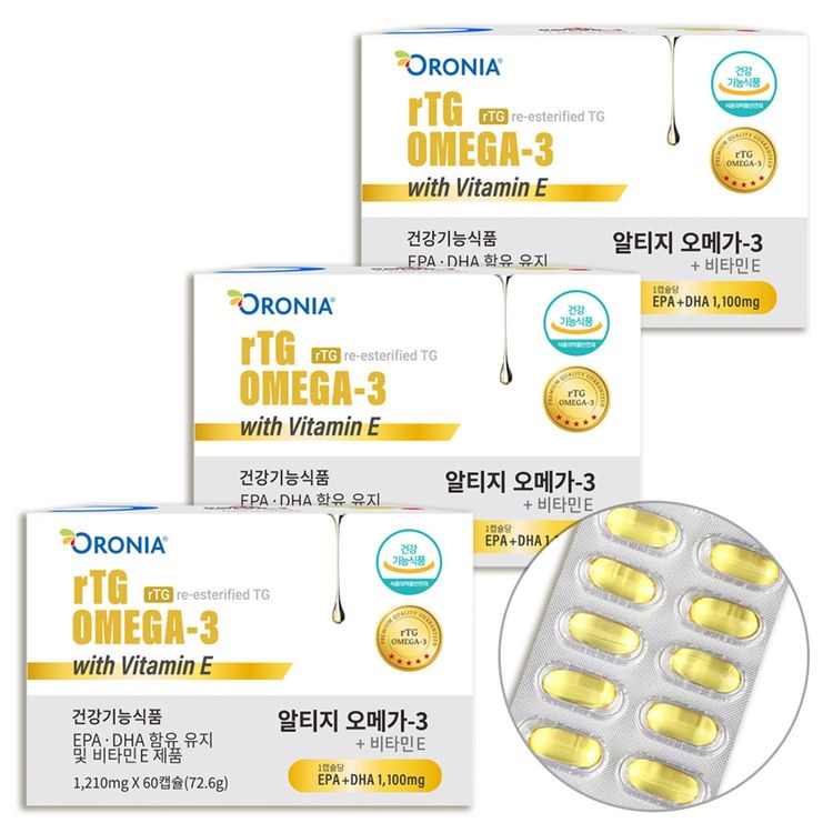 ORON 초임계알티지오메가3 RTG오메가3 180캡슐 | 홈플러스 택배배송