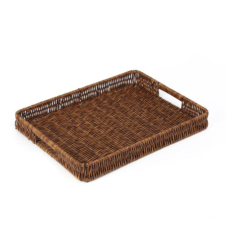 센스 사각 라탄짜임 트레이40x30cm 다과 라탄바스켓 홈플러스 택배배송