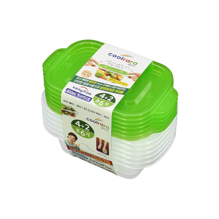 이지쿨라라 직사각 밀폐용기 2호 6P 300ml | 홈플러스 판매자택배