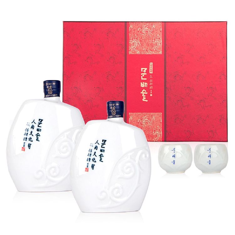 문배주 천향세트 40도 375ml 2본 잔2개 문배술 선물세트 증류식소주 홈플러스 택배배송