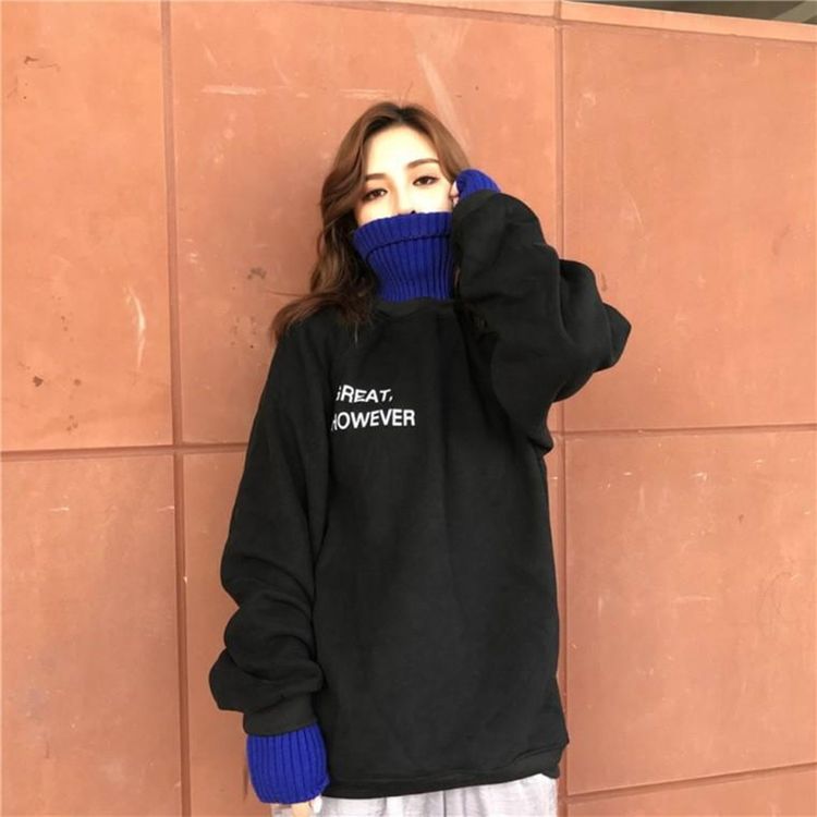 W8510 니트덧댐 기모맨투맨티셔츠 기모라운드면티 홈플러스 택배배송