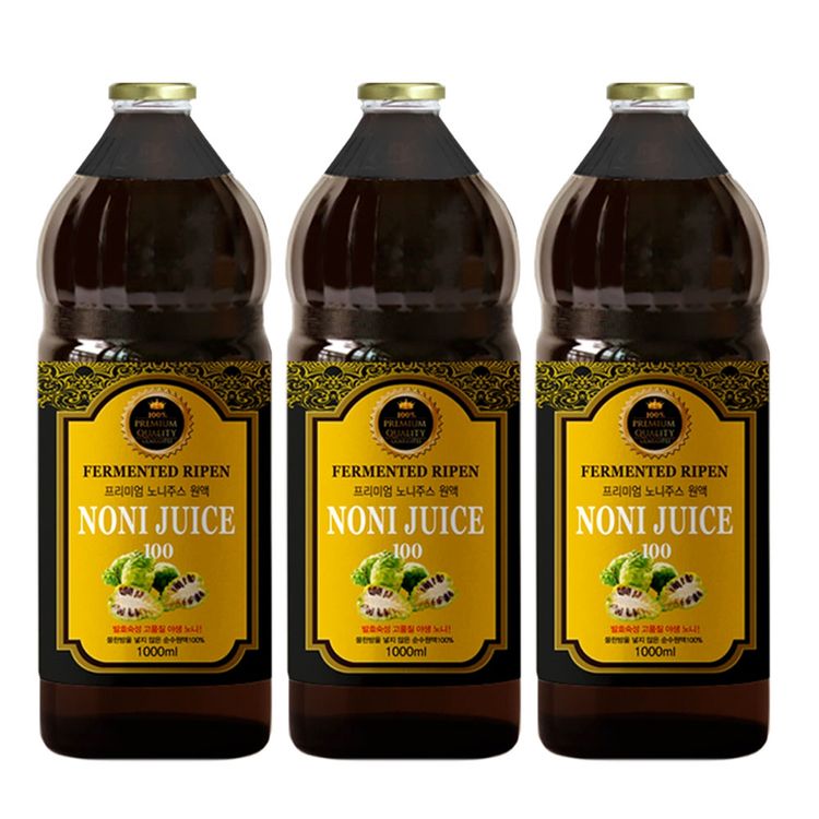 웰유팜 인도산노니 발효원액 1000ml X 3병 총3000ml 홈플러스 택배배송