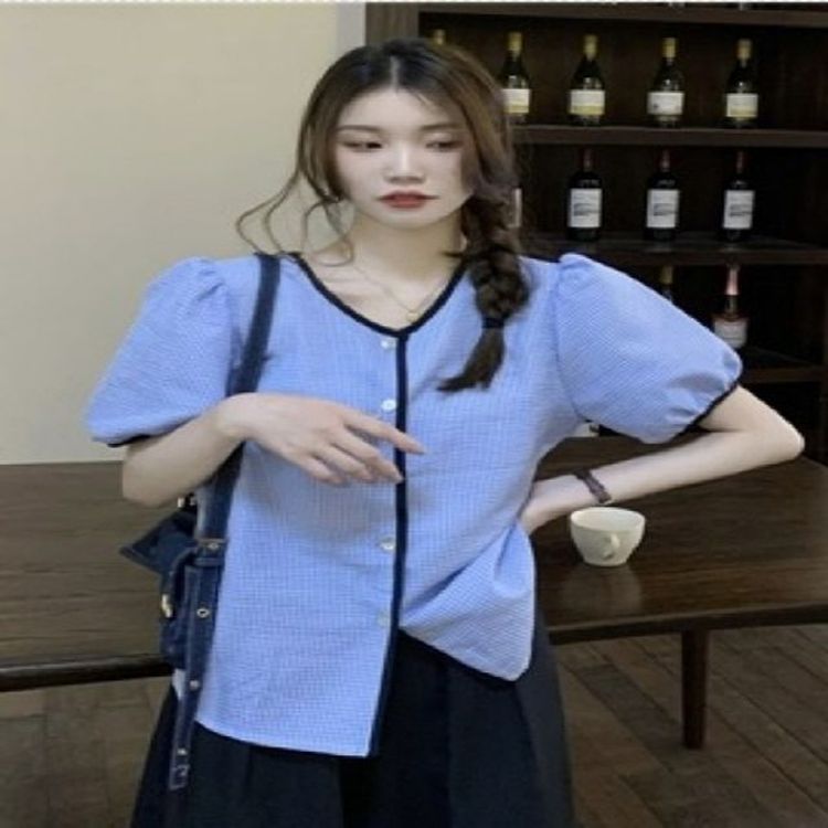 퍼프 소매 셔츠 블라우스 여성패션의류 데일리룩 홈플러스 택배배송