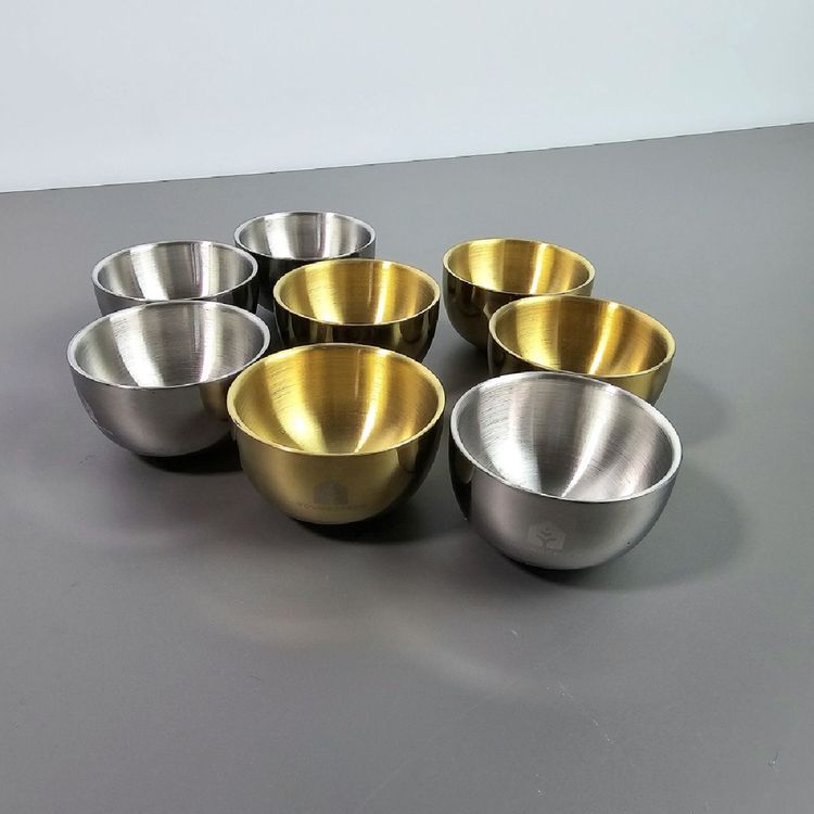 304 스테인레스 소주잔 캠핑술컵 소주컵 스텐종지 실버 골드 50ml 홈플러스 택배배송