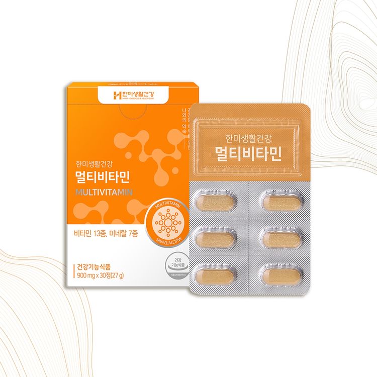 한미생활건강 20종 종합비타민 미네랄 일일권장량 100 30정 홈플러스 택배배송