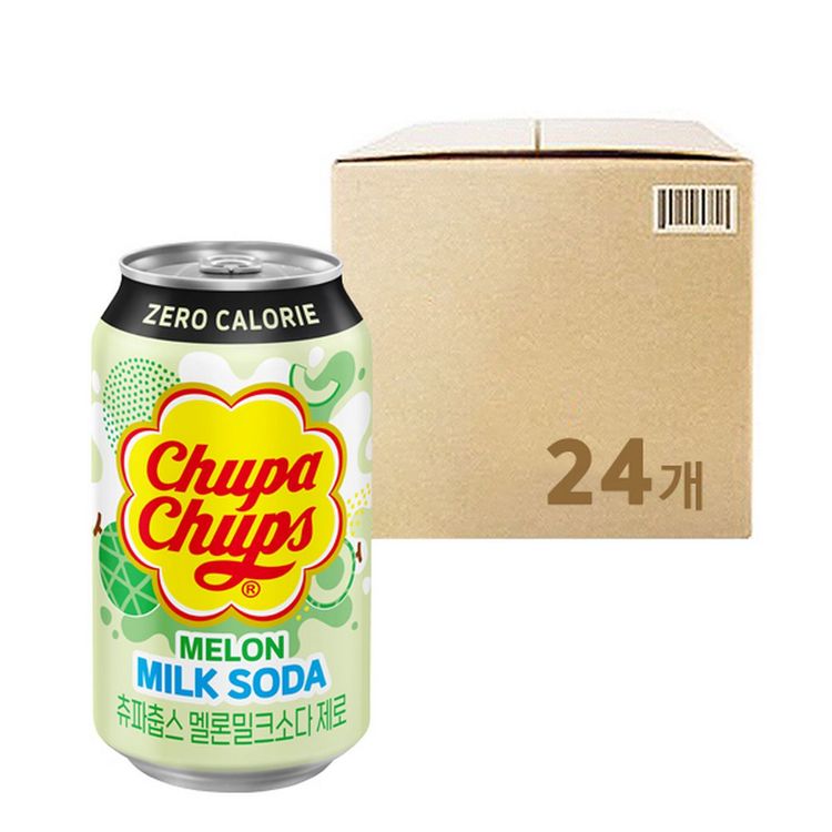 농심 츄파춥스 밀크소다 제로 멜론 350ml X 24개 홈플러스 택배배송
