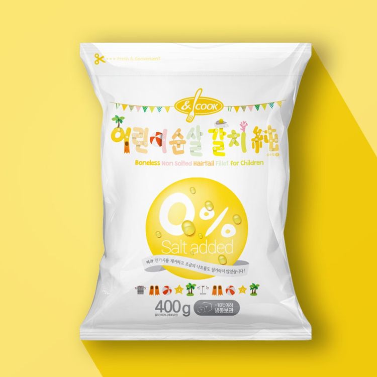 앤쿡 무염 어린이 순살 갈치 400g 홈플러스 택배배송