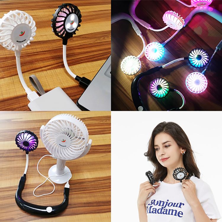 듀얼 Led 목선풍기넥팬 휴대용선풍기 목걸이선풍기 손선풍기 홈플러스 택배배송