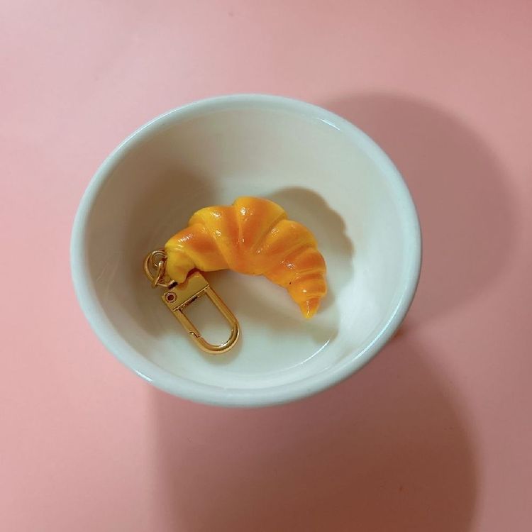 크로와상 빵 모양 키링 열쇠고리 홈플러스 택배배송