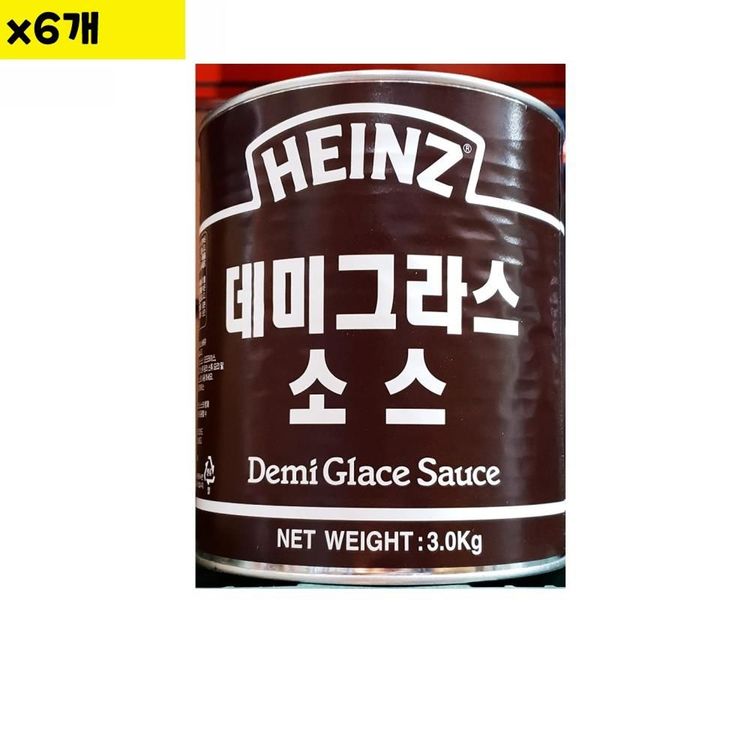 식자재 도매 데미그라스소스캔 하인즈3kg X6개 홈플러스 택배배송