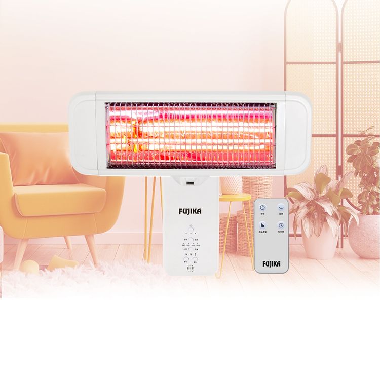 후지카 근적외선 벽걸이히터 18kw 리모컨형벽걸이난로 벽히터 벽난로 홈플러스 택배배송