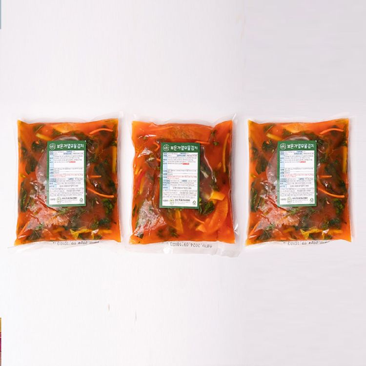 열무물김치 열무김치 열무국수 김치국수 500g X 3봉 홈플러스 택배배송