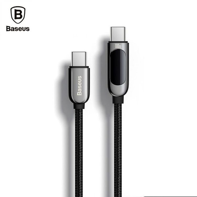 Led디스플레이 100w 고속충전 케이블 블랙 홈플러스 택배배송