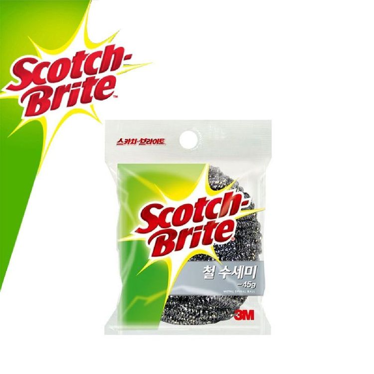 3m 스카치 브라이트 철 수세미 1개입 45g 홈플러스 택배배송
