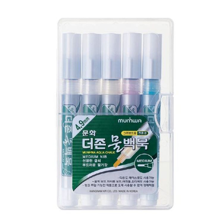 문화 물백묵 5입세트흰색2노랑빨강파랑n3822900 홈플러스 택배배송