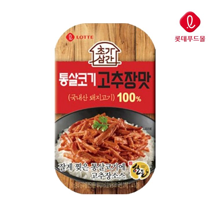 롯데푸드 초가삼간 통살코기 고추장맛 80g 10개 홈플러스 택배배송