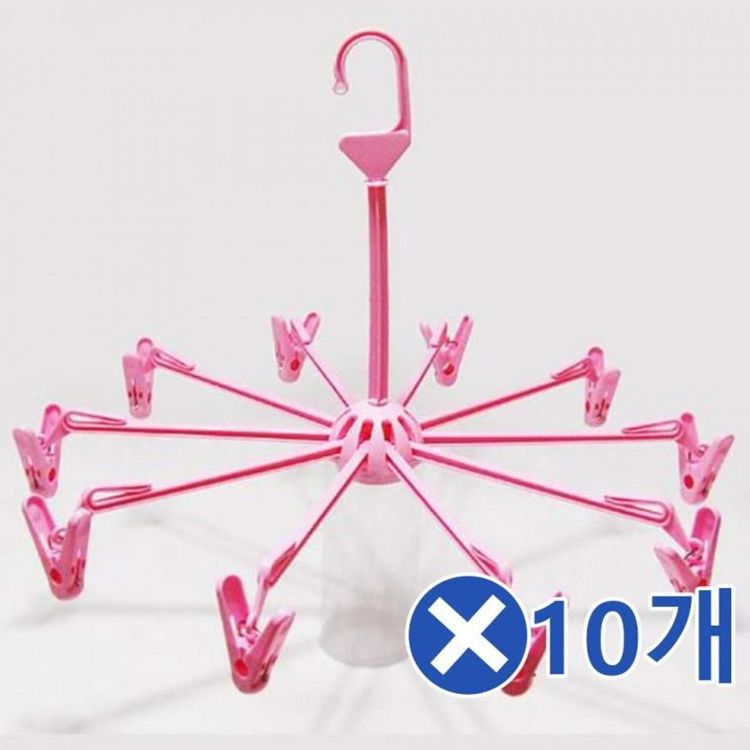 미니 속옷 양말건조대x10개 색상랜덤 빨래집게옷걸이 홈플러스 택배배송