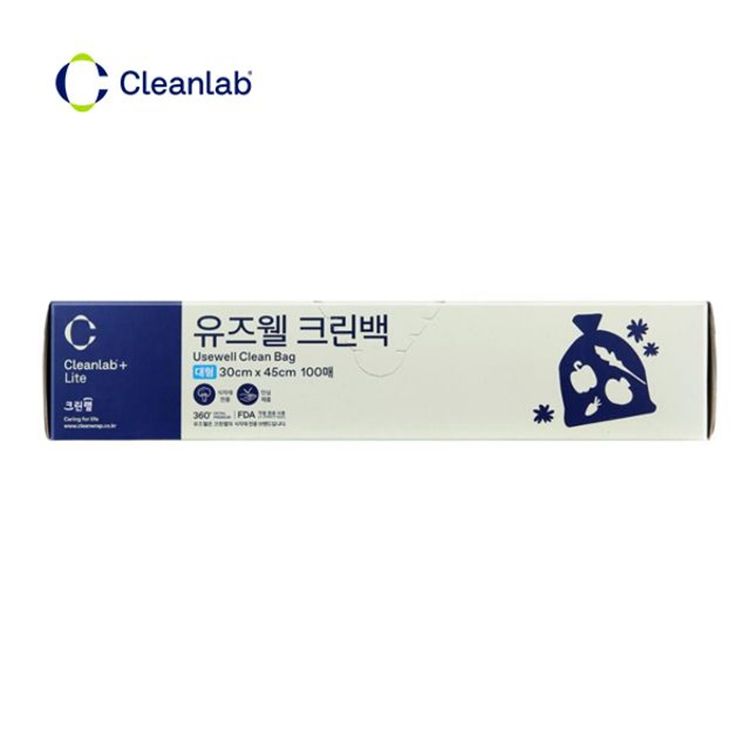 크린랩 위생백 위생팩 위생비닐 롤백 30x45 100매 홈플러스 택배배송