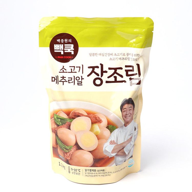 백종원 빽쿡 소고기 메추리알 장조림 12kg 홈플러스 택배배송