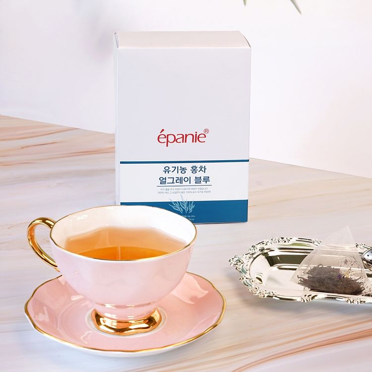 에빠니 프리미엄 유기농 홍차 얼그레이 블루 10티백 25g 삼각티백 홈플러스 택배배송
