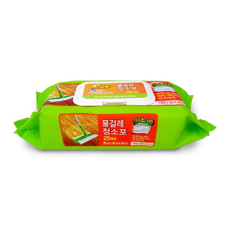 국산 고급형 물걸레청소포 25매대형38x20cm 청소용품 손걸레 밀대패드 물티슈 홈플러스 택배배송