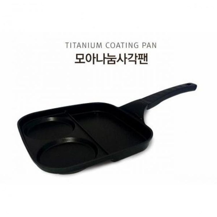 모아 사각 나눔팬 27cm 호떡 핫케이크 티타늄 코팅 팬 홈플러스 택배배송