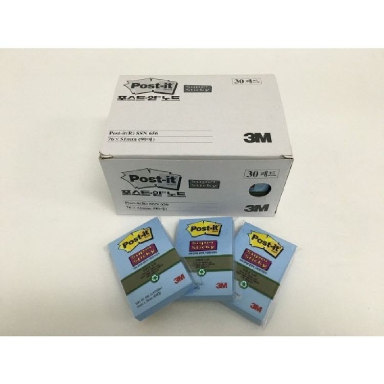 3m 포스트잇 친환경 656 Ssn Rc 스카이 51x76 30개 홈플러스 택배배송