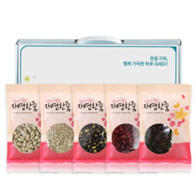 Gaon 크랜베리 건포도 해바라기씨 땅콩 서리태콩 5종 홈플러스 택배배송