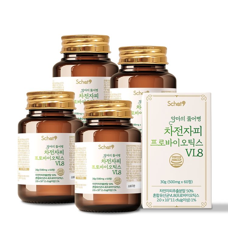 스캇나인 악마의 뚫어뻥 차전자피 프로바이오틱스 Vl8 60정 X 4개 세트 홈플러스 택배배송