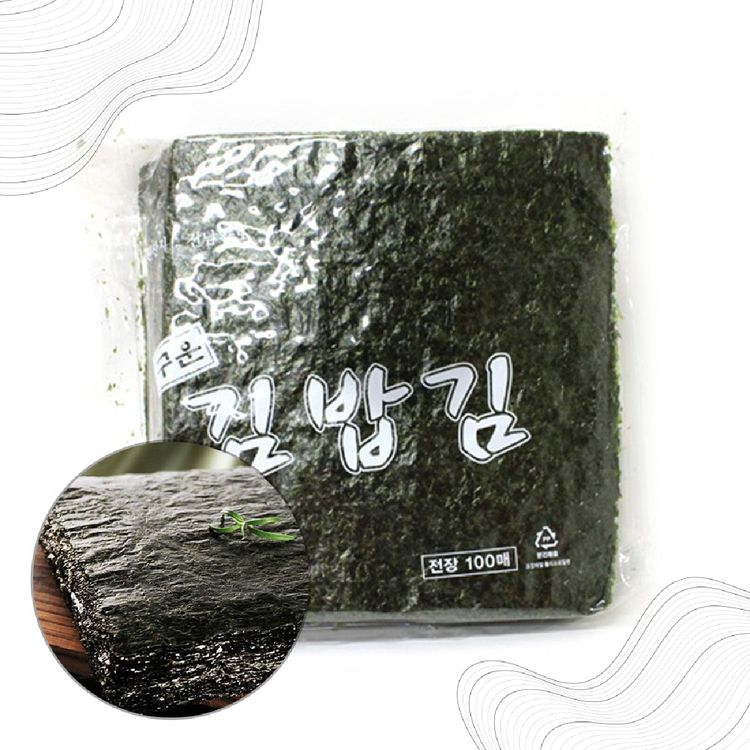 바다명가 국산 무조미 재래 지주식 구운 김밥김 100장 홈플러스 택배배송