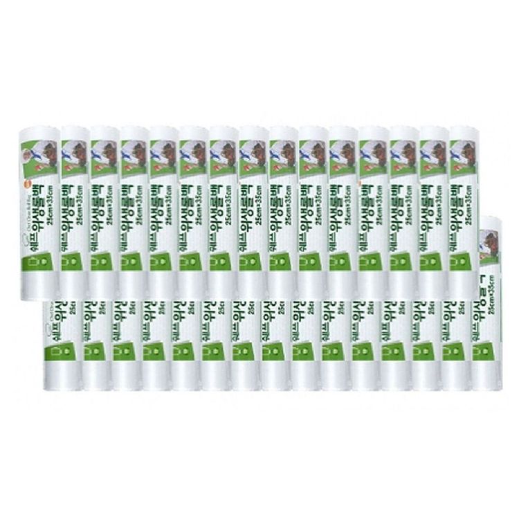 일회용 위생롤백 25x35cm 100매 30p 대용량 비닐봉투 홈플러스 택배배송