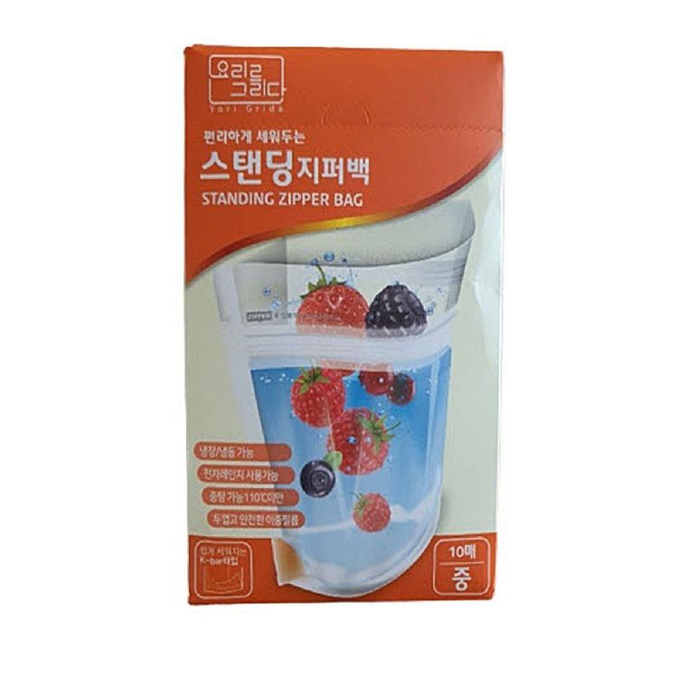 세워지는 스탠딩 지퍼백 10매중 홈플러스 택배배송