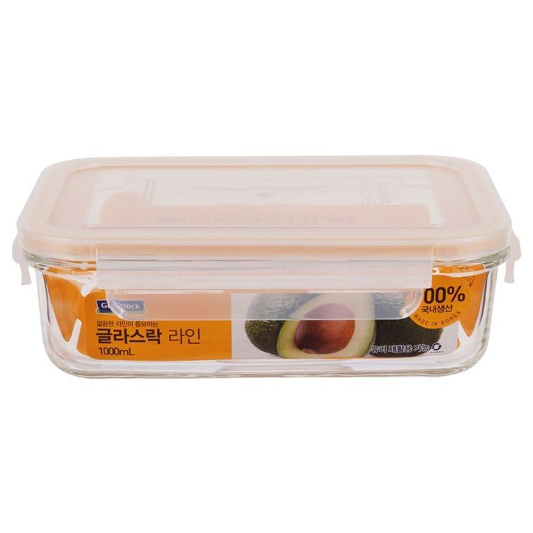 글라스락 직사각 유리 밀폐 용기 1000ml 홈플러스 택배배송
