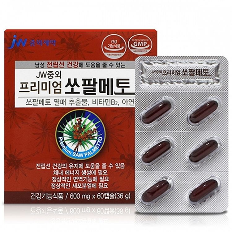 중외제약 프리미엄 쏘팔메토 600mg X 60캡슐 홈플러스 택배배송