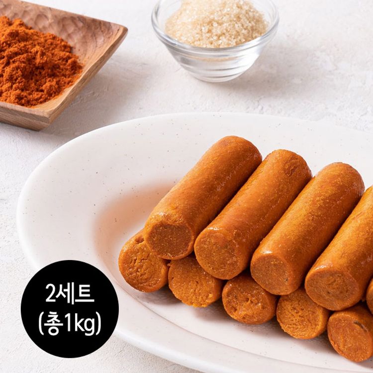 오복떡본가 떡볶이맛 현미가래떡 500g 2세트총1kg 국내산현미 영양가득 맛있는떡 홈플러스 택배배송