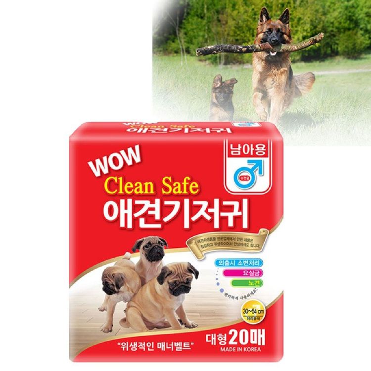 애견팬티 애견 패드 크린세이프 수컷기저귀 대형 20매 홈플러스 택배배송