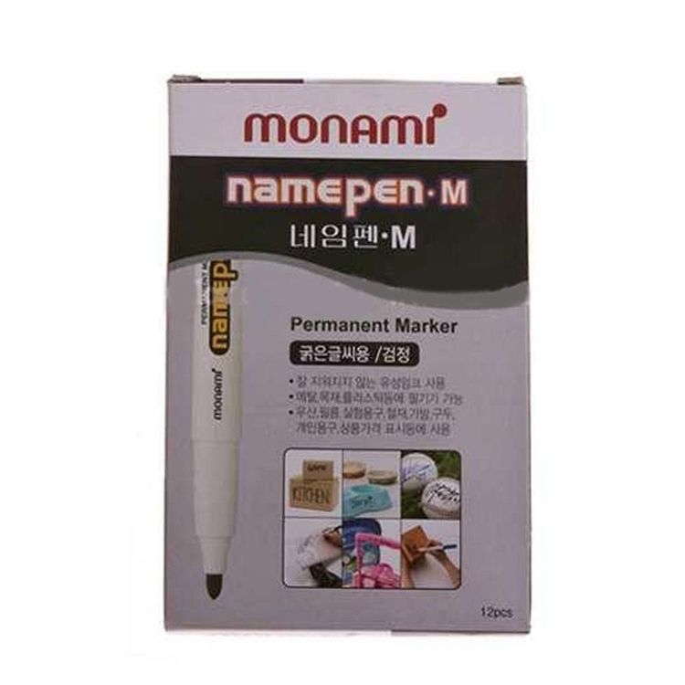 선명한 Nc2847501e7 굵은글씨용 모나미네임펜 검정 12p 유성펜 홈플러스 택배배송