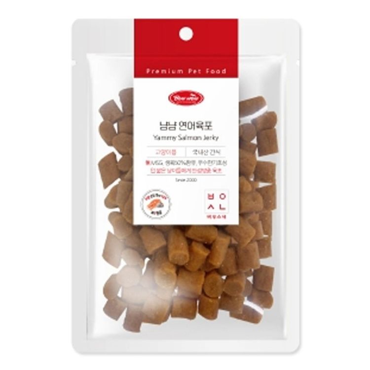 고양이간식 고양이 바우스낵 연어육포 75g 1p 저알러지 훈련 간식 홈플러스 택배배송
