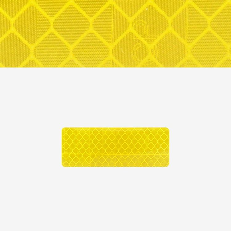 반사리플렉터 미니직사각 스티커 옐로우 10개 1세트 홈플러스 택배배송