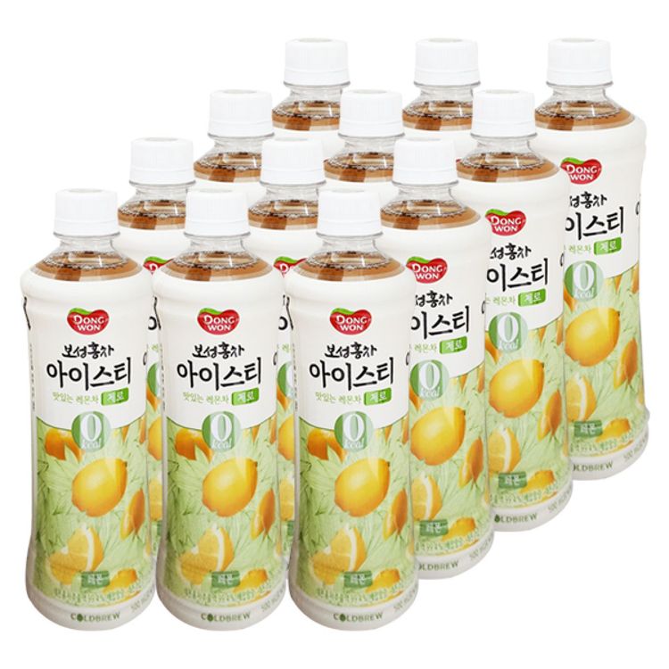 동원 보성홍차 아이스티 제로 레몬 500ml X 12개 홈플러스 택배배송