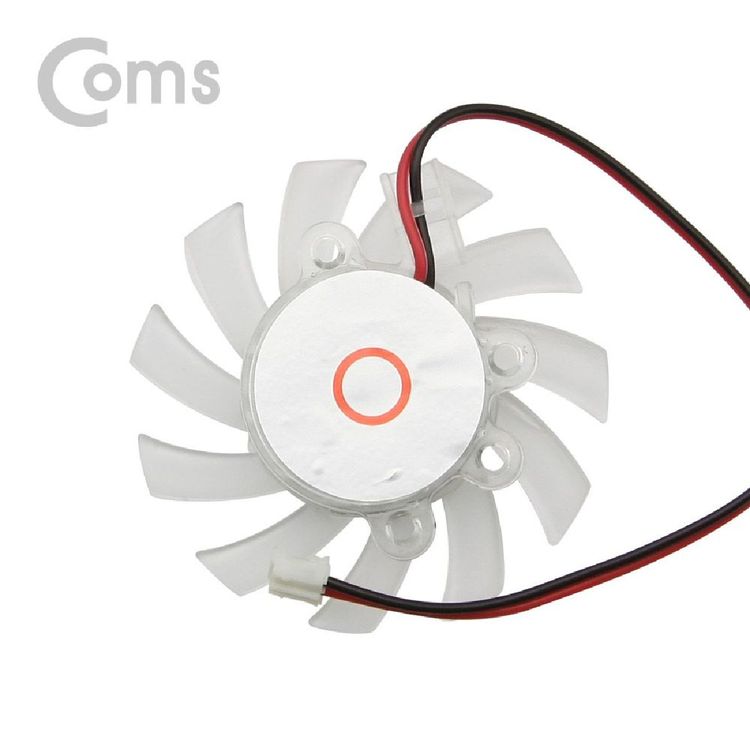 Coms 쿨러 Vga Dc 12v 2핀 커넥터 투명 55mm 홈플러스 택배배송