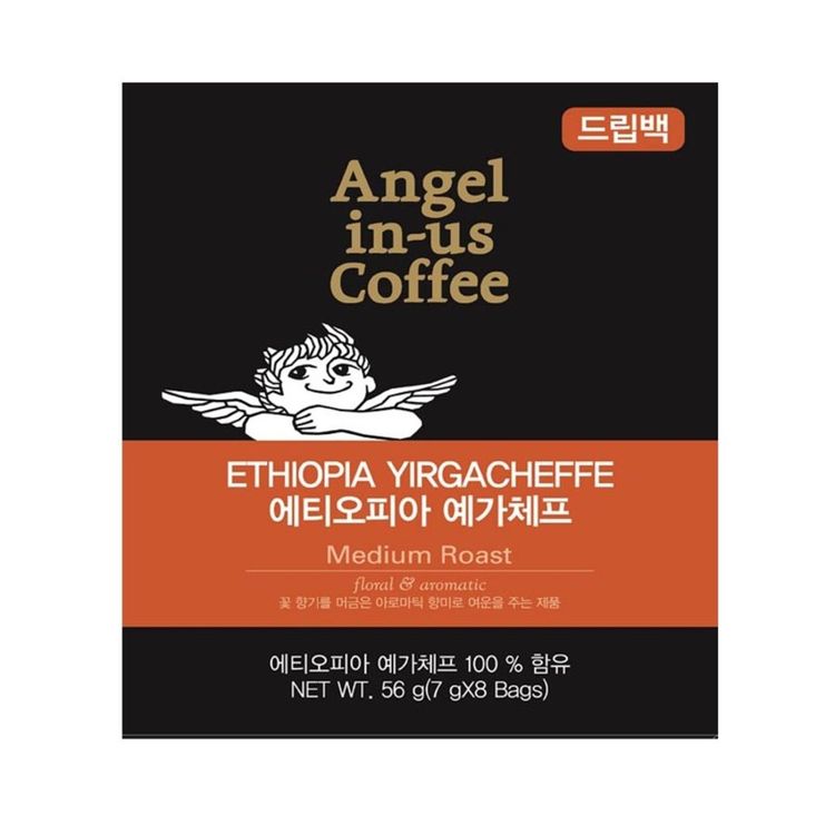 롯데푸드 엔제리너스 에티오피아 예가체프 드립 8t 56g 홈플러스